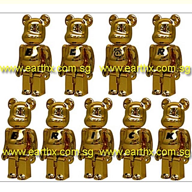Bearbrick Series 14 Basic Letter Set (GOLD), Hobbies & Toys, Toys ...