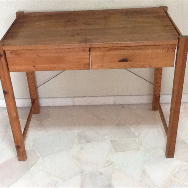 Ikea Ivar Study Table With Two Drawer, Furniture & Home Living ...