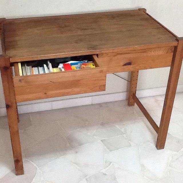 Ikea Ivar Study Table With Two Drawer, Furniture & Home Living ...