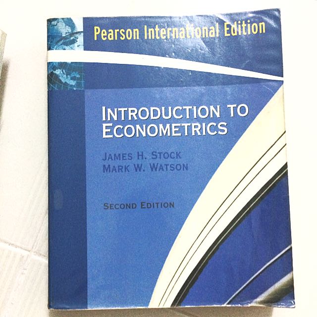 Introduction To Econometrics Hobbies And Toys Books And Magazines