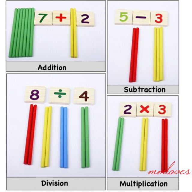 Multi Functional Digital Computing Learning Box Arithmetic Mathematic ...