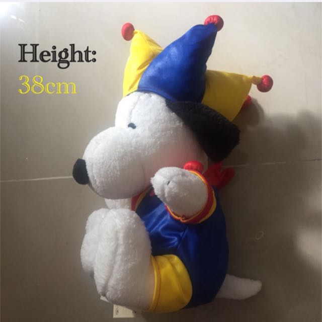 Snoopy In Clown Suit, Hobbies & Toys, Toys & Games on Carousell