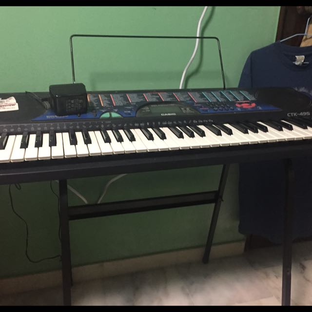 Casio CTK 495 Piano Keyboard, Hobbies & Toys, Music & Media, Musical ...