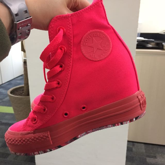 Converse All-stars Platform High Cut Sneakers, Women's Fashion ...