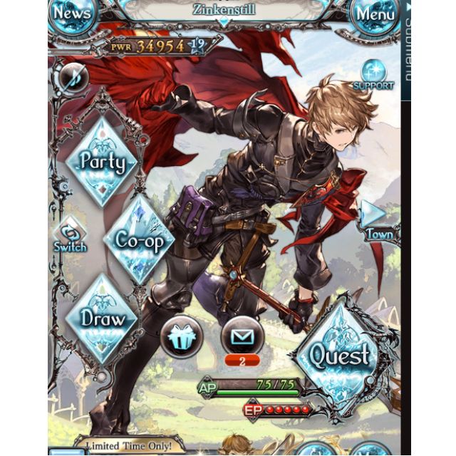 Granblue Fantasy Light and Dark starter to mid game account with ...