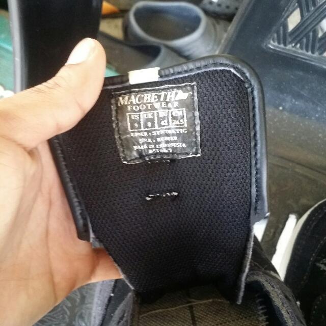 Macbeth Madrid Black Cement, Men's Fashion, Footwear, Dress shoes on ...