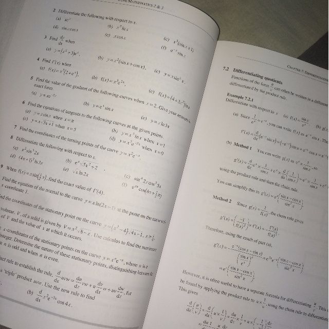 Pure Mathematics 2 & 3 (Advanced Level Mathematics) Textbook, Hobbies ...