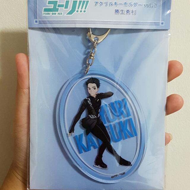 Yuri On Ice Katsuki Yuuri Keychain [AUTHENTIC], Hobbies & Toys ...