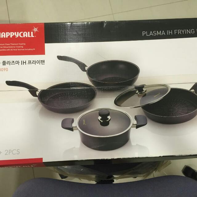 BNIB Happycall Plasma Cookware Set, TV & Home Appliances, Kitchen ...
