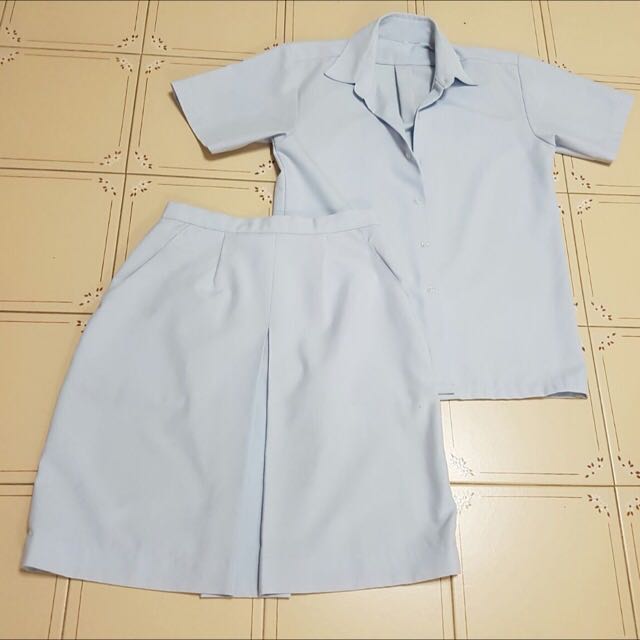 Meridian JC uniform w Badge, Women's Fashion, Dresses & Sets ...