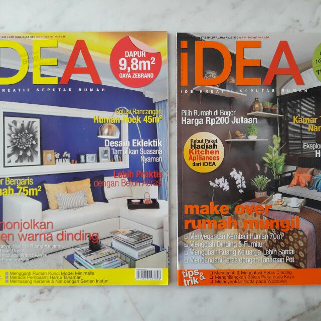 Preloved 6 in 1 Buku Majalah Griya Asri Arsitektur Interior Taman & Lingkungan 2, Buku & Alat ...