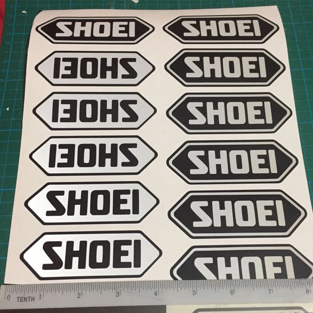 Shoei Sticker, Motorbikes on Carousell