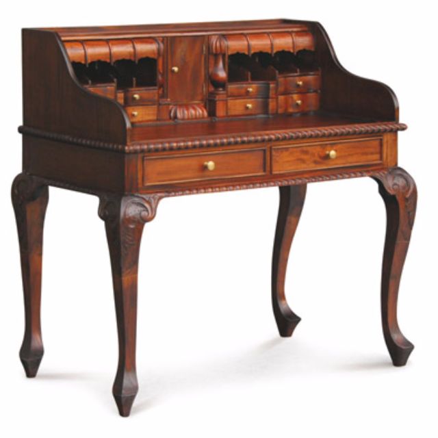 Teak Wood Executive Desk / Study Desk / Computer Desk, Furniture & Home ...