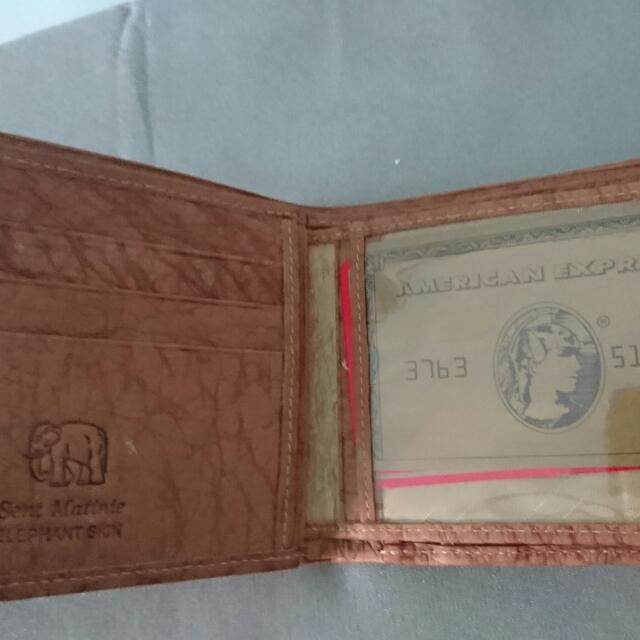 Elephant Skin Wallet (Bought From Thailand), Men's Fashion, Bags, Belt ...