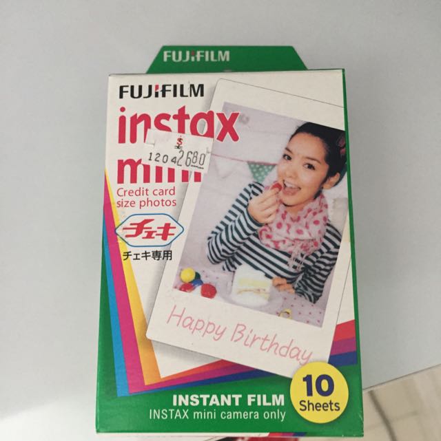 Fujifilm Instax Mini Credit Card Size Photo Instant Film, Everything ...