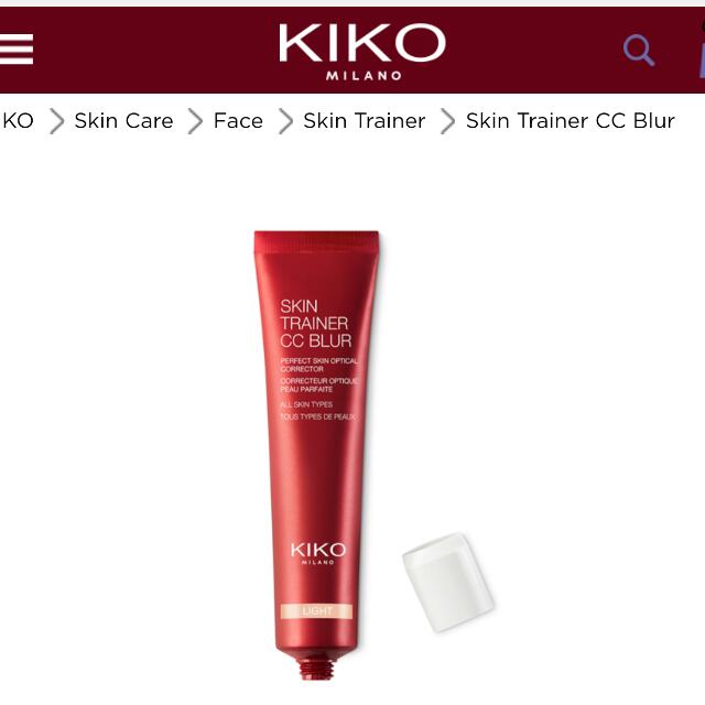 Kiko Skin Trainer CC Blur Primer, Beauty & Personal Care, Face, Makeup ...
