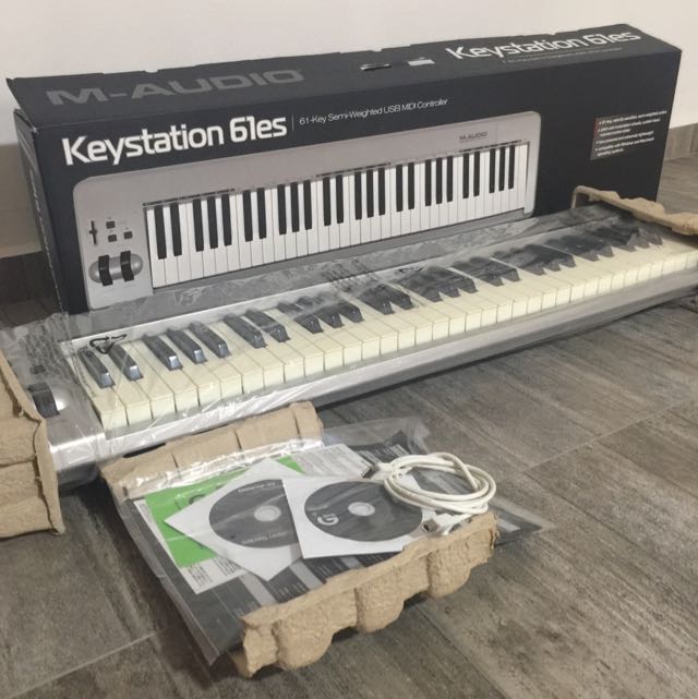 M Audio Keystation 61es Midi Controller, Hobbies & Toys, Music & Media ...