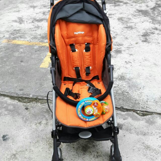 Peg Perego SI stroller In Orange, Babies & Kids, Strollers, Bags ...