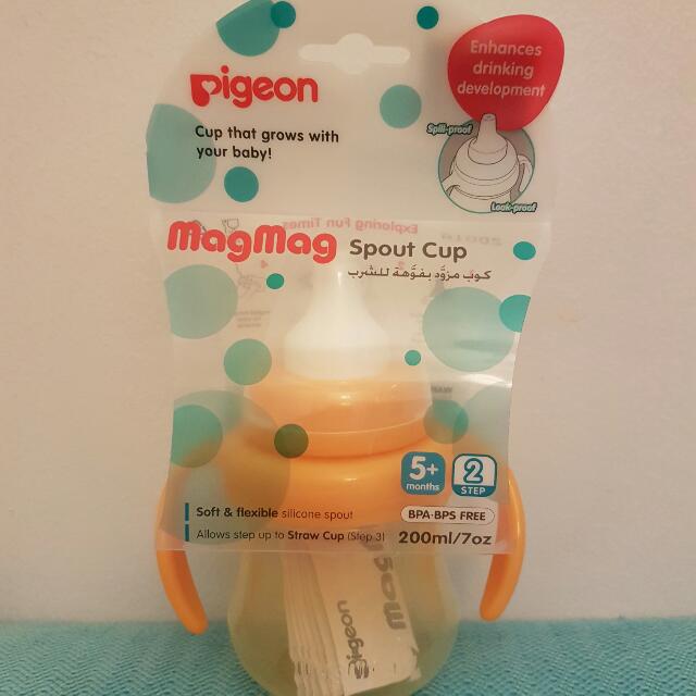 Pigeon Mag Mag Spout Cup (New), Babies & Kids, Nursing & Feeding ...
