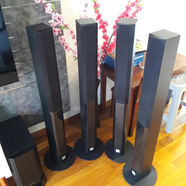 Pioneer S-DV4T 4 Speaker System With 1 Subwoofer, Audio, Soundbars ...