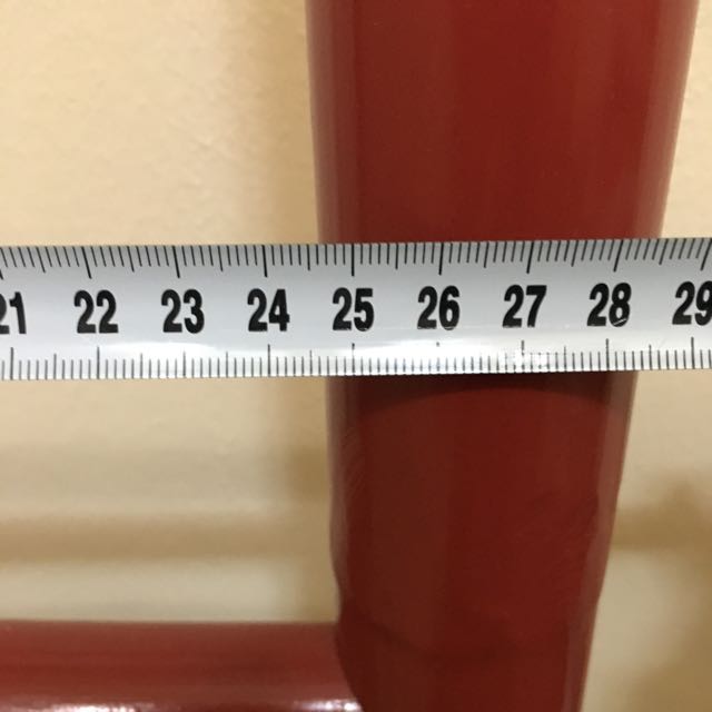 Red Bamboo Ladder, Furniture & Home Living, Furniture, Shelves ...