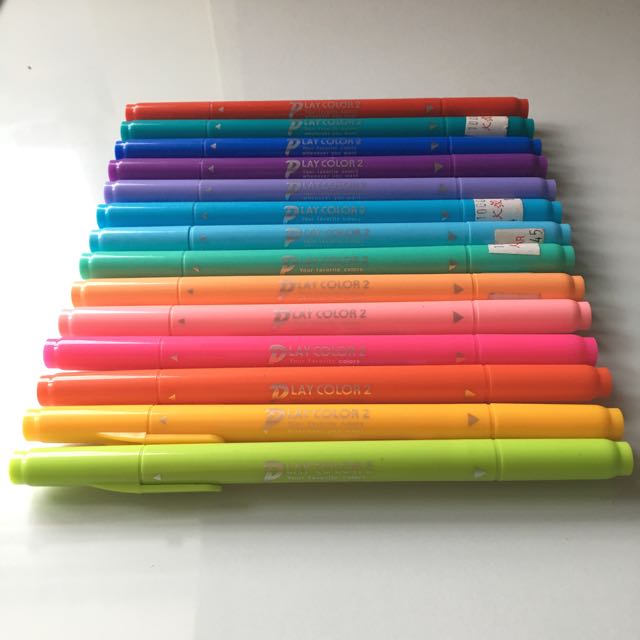 Tombow Play Color 2 Double Sided Markers, Hobbies & Toys, Stationery ...