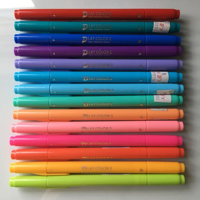 Tombow Play Color 2 Double Sided Markers, Hobbies & Toys, Stationery ...