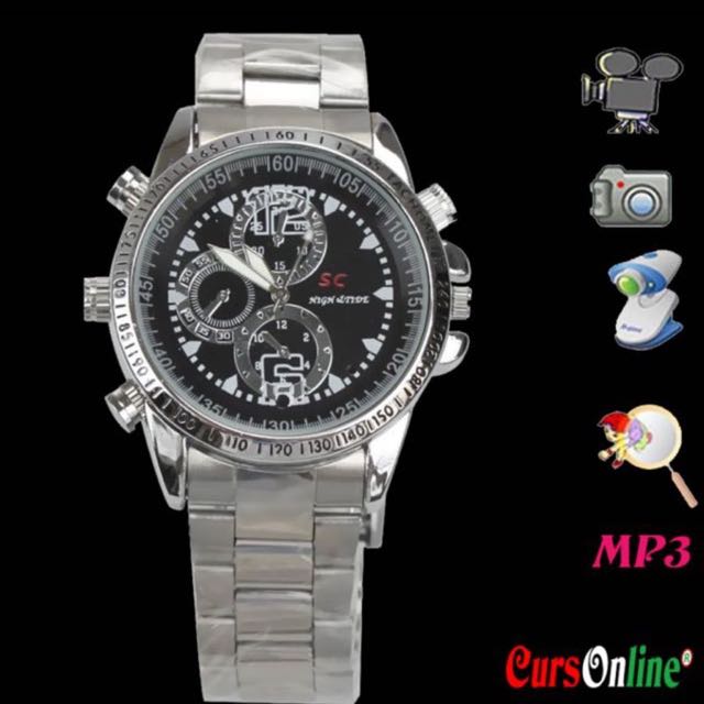HP/DVR Watch Spy Camera HD Video Recorder 8GB Memory, Photography ...