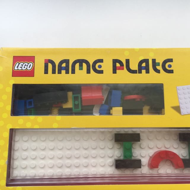 LEGO Name Plate, Hobbies & Toys, Stationery & Craft, Occasions & Party ...