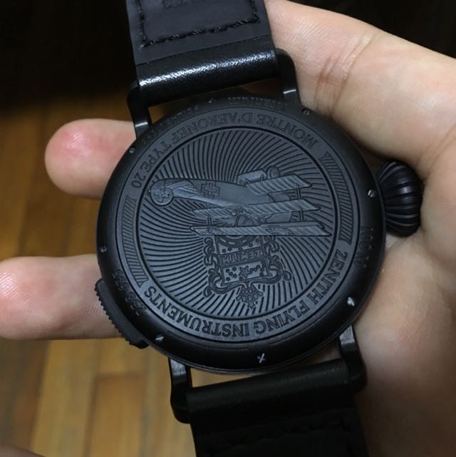 ((Sold))Zenith Type 20 Red Baron Gmt Titanium, Mobile Phones & Gadgets ...