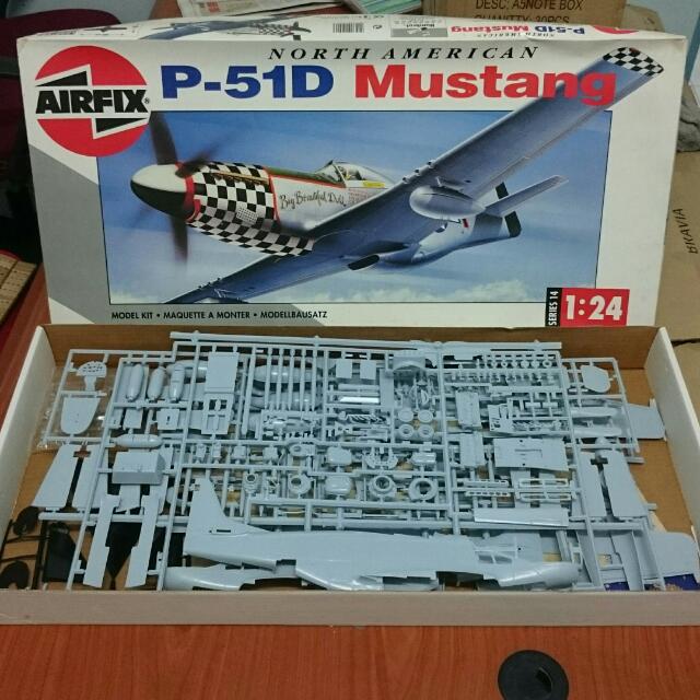 [Model Kit] Airfix 1/24 P-51D Mustang, Hobbies & Toys, Toys & Games on ...