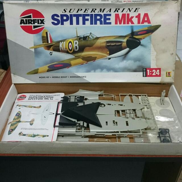 [Model Kit] Airfix 1/24 Spitfire Mk1A, Hobbies & Toys, Toys & Games on ...