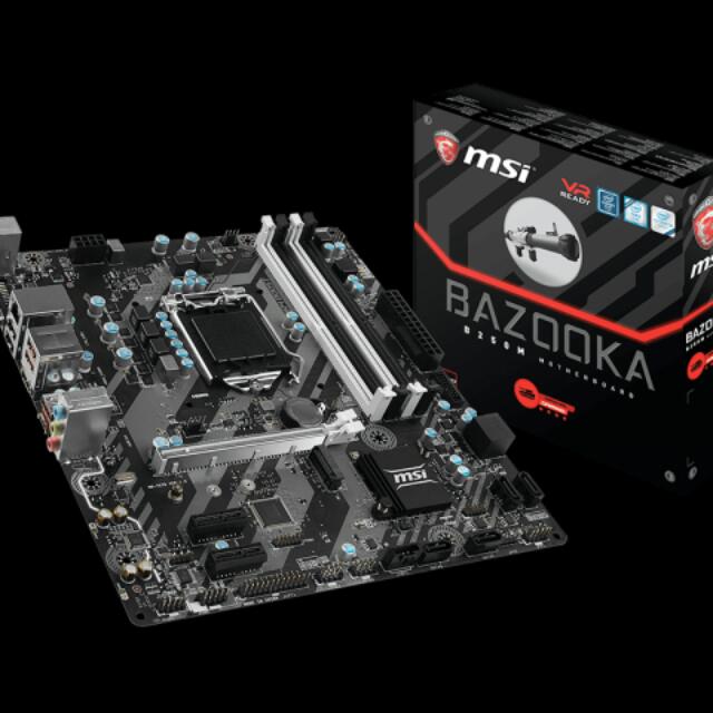 MSI B250m Bazooka Motherboard, Computers & Tech, Parts & Accessories ...