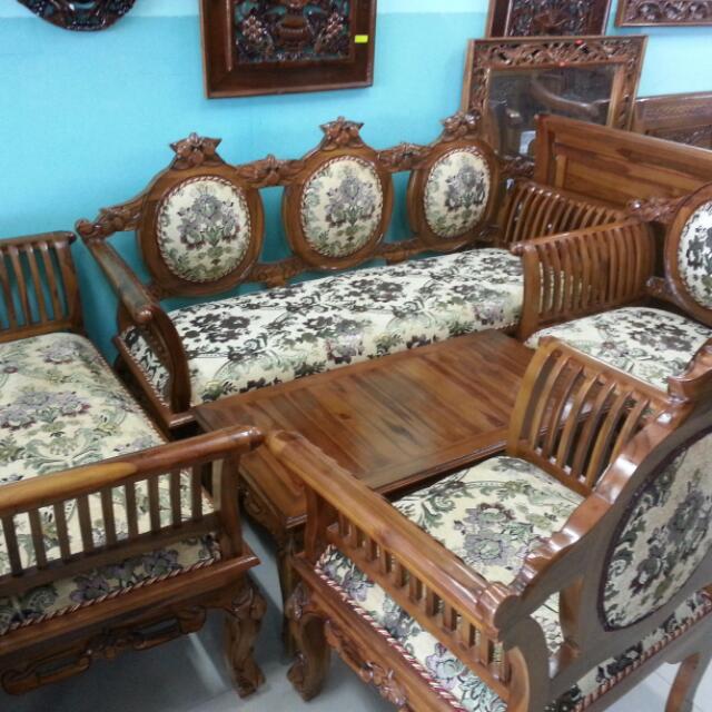 Perabut Set JAMBU, Furniture & Home Living, Outdoor Furniture on Carousell