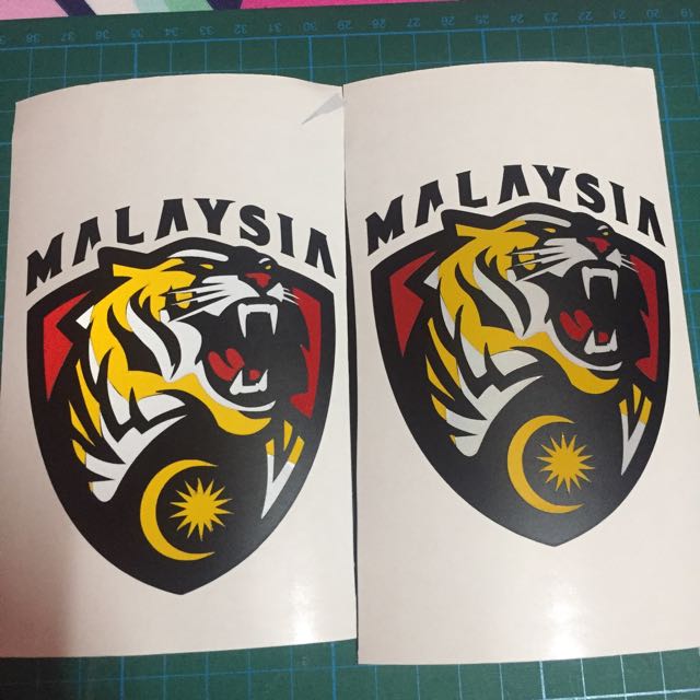 Sticker Harimau Malaya, Auto Accessories on Carousell