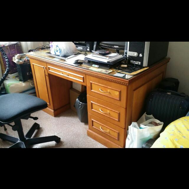 Garage Sale!! Antique Style Study Table, Furniture & Home Living ...