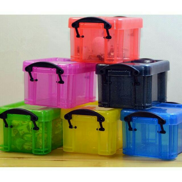 (INSTOCK) PPP Storage plastic box mini lock Jewelry Box type ...