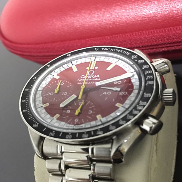 Omega Speedmaster Michael Schumacher Triple Red Dial (3510.61 ...