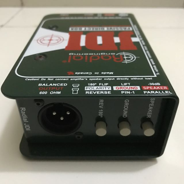 Radial JDI Passive DI Box, Hobbies & Toys, Music & Media, Music ...