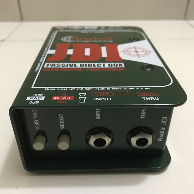 Radial JDI Passive DI Box, Hobbies & Toys, Music & Media, Music ...