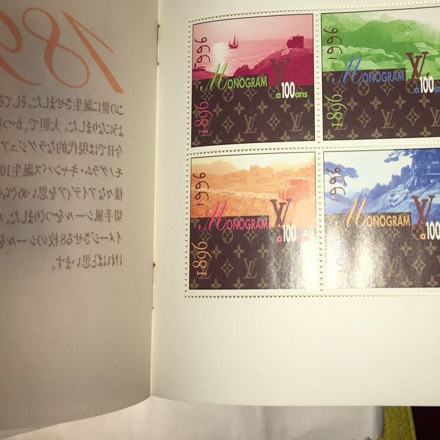 Rare Louis Vuitton 1896-1996 Commemorative Stamp, Luxury, Accessories ...