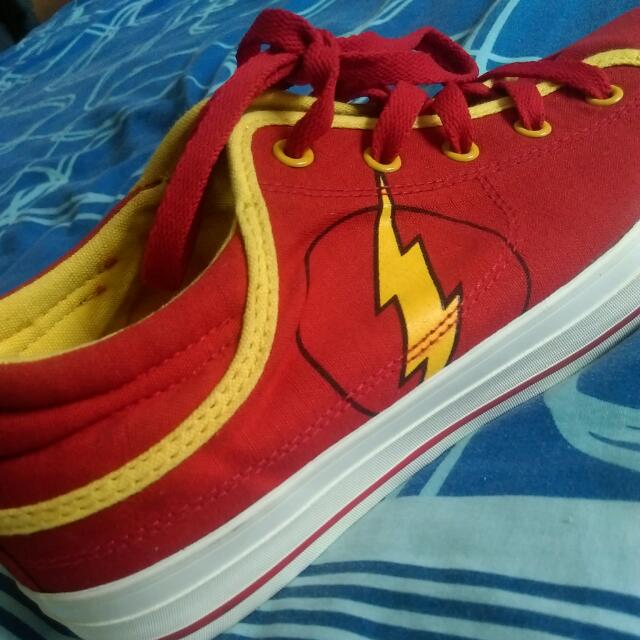 The Flash Barry Allen Sneakers Original, Men's Fashion, Footwear, Dress ...