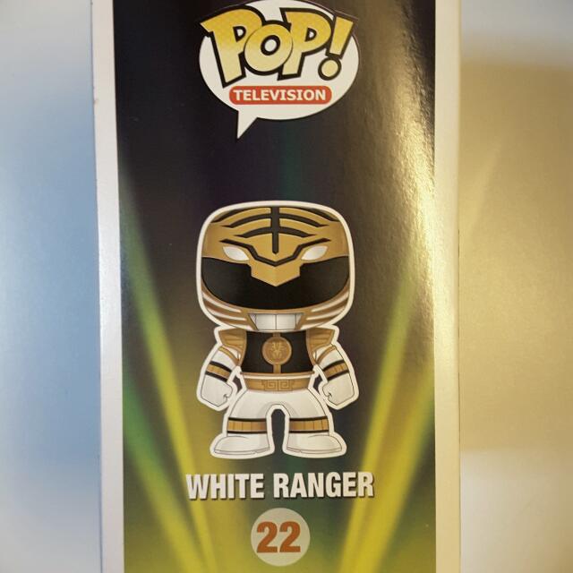 Funko POP Power Rangers White Vinyl Figure #22, Hobbies & Toys, Toys ...