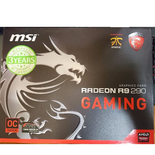 MSI R9 290 Gaming 4G OC Edition, Computers & Tech, Parts & Accessories ...