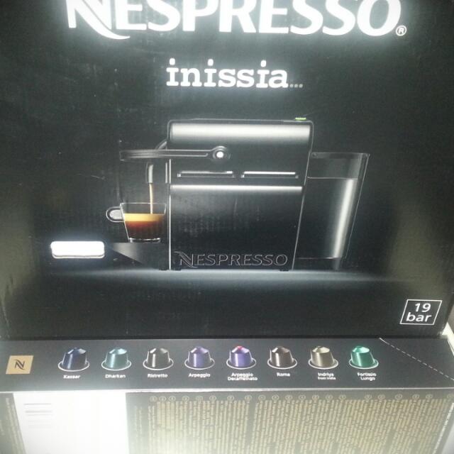 Nespresso Innisia Capsule Coffee Maker With Free Capsules, TV & Home ...