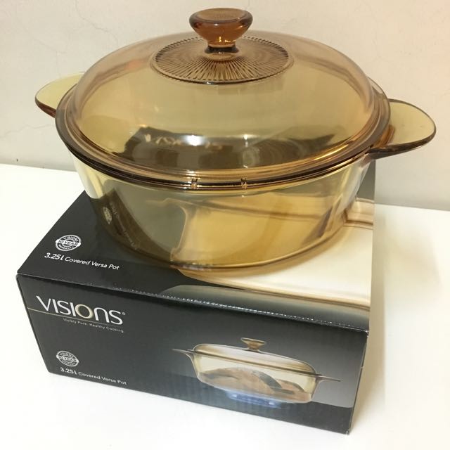 Visions Cookware 3.25L Covered Versa Pot, TV & Home Appliances, Kitchen ...