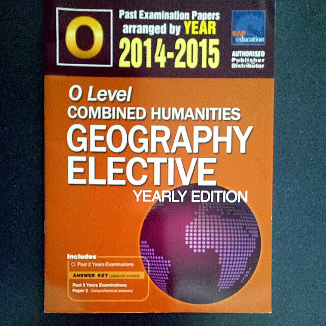 2014-2015 Geography Elective O Level Papers, Hobbies & Toys, Books ...