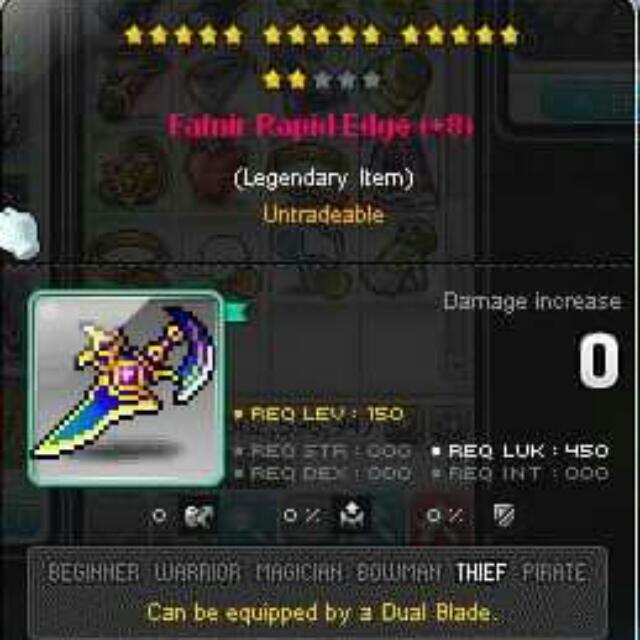 Maplesea Aquila Fafnir Katara Legend, Video Gaming, Gaming Accessories ...