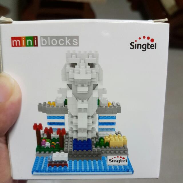 singtel mini blocks, Hobbies & Toys, Toys & Games on Carousell