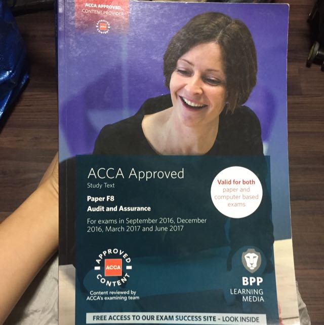 Audit and Assurance ACCA Approved F8 Textbook, Hobbies & Toys, Books & Magazines, Children's ...